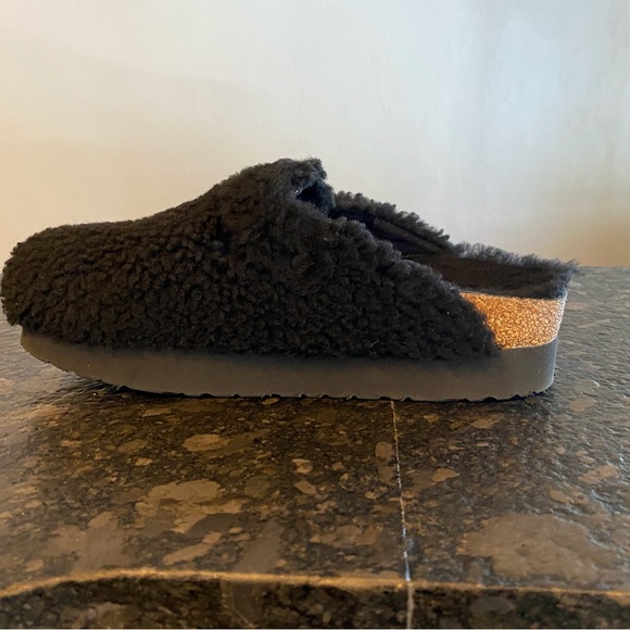 Birkenstock | Shoes | Birkenstock Boston Big Buckle Platform Teddy ...